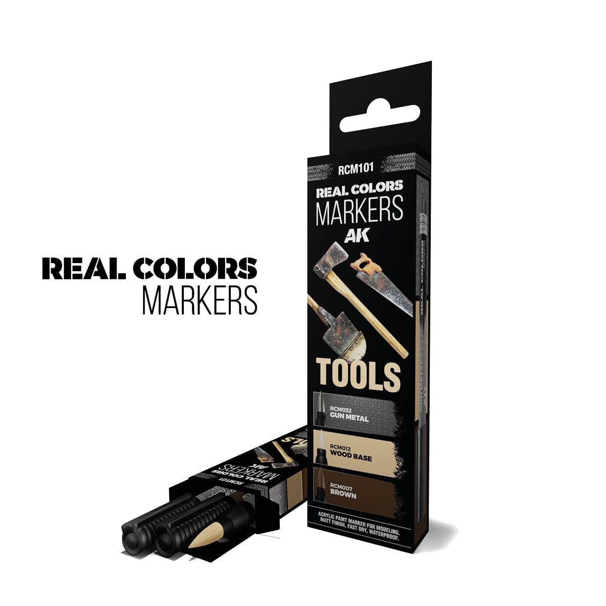 AK Interactive Real Colors Markers Tools - Set 3 Real Colors Markers ...