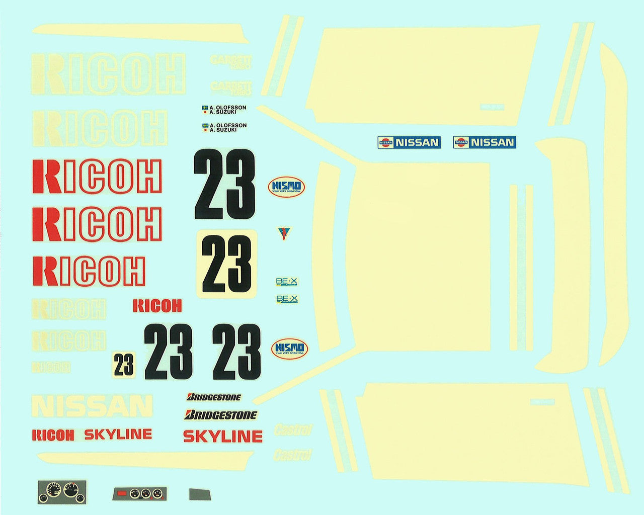 Fujimi 1/24 RICOH NISSAN SKYLINE GTS-R (R31 Gr.A 1988) – USA Gundam Store