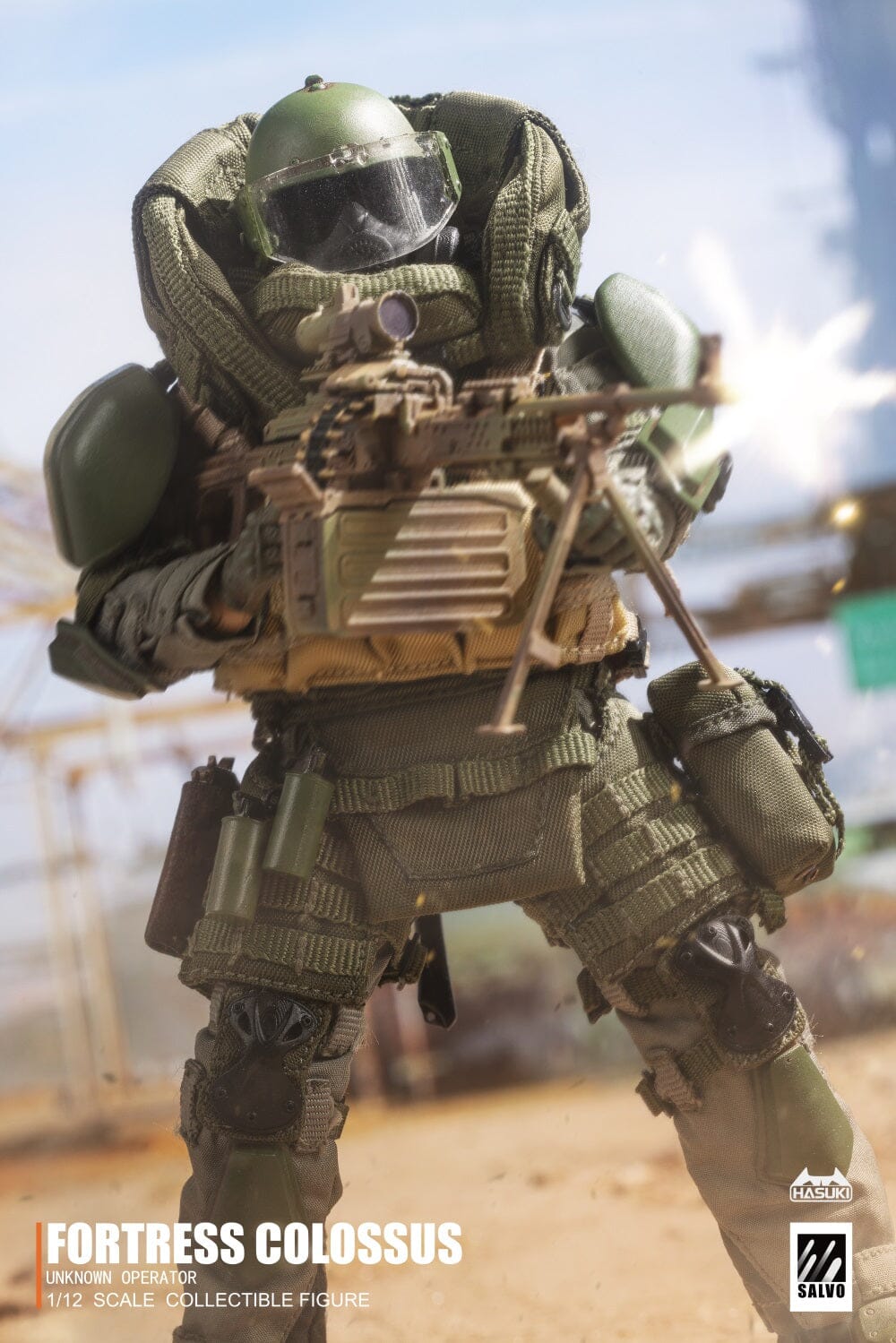 Hasuki Salvo (Fortress Colossus Unknown Operator) 1/12 Scale Figure ...