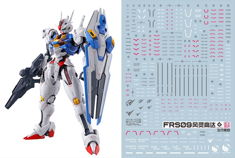 F68 FM Aerial Gundam Decal Sheet – USA Gundam Store