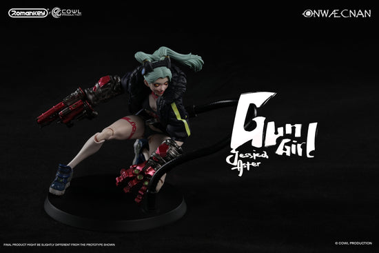 Romankey X Cowl 1/12 Gun Girl Jessica Aster Deluxe Version Action Figu ...