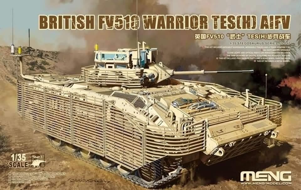 Meng 1/35 British FV510 Warrior TES(H) AIFV,barcode – USA Gundam Store