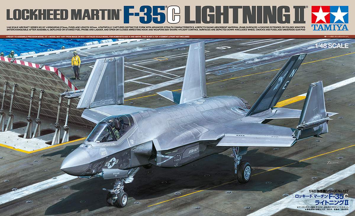 Tamiya 1/48 Lockheed F-35 C Lightning II – USA Gundam Store