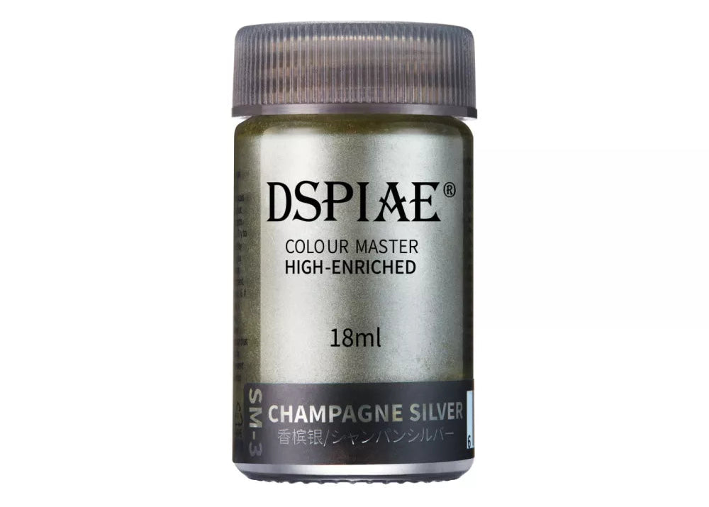 DSPIAE SM-3 Lacquer Super Metallic Color Champagne Silver – USA Gundam ...