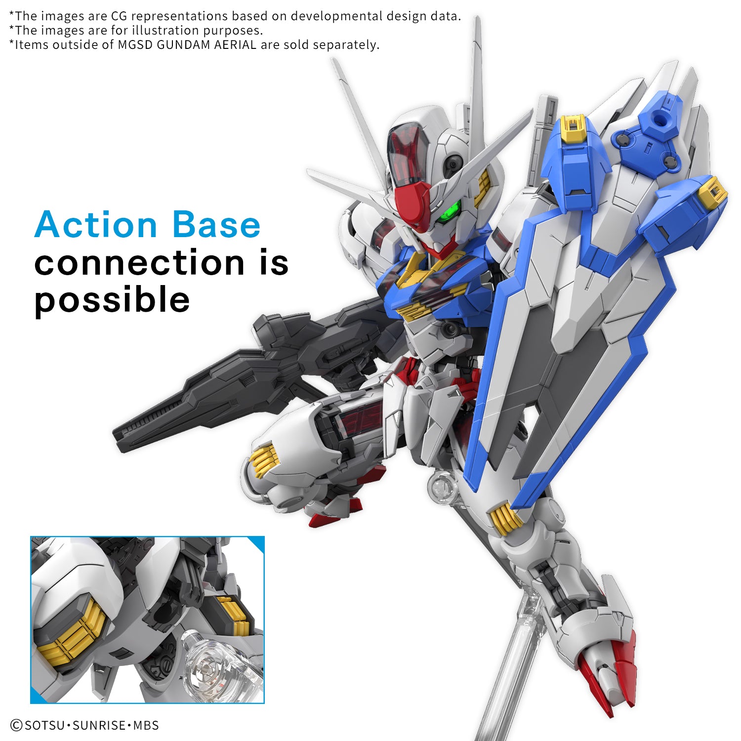 Mobile Suit Gundam The Witch From Mercury MGSD Gundam Aerial Model Kit ...