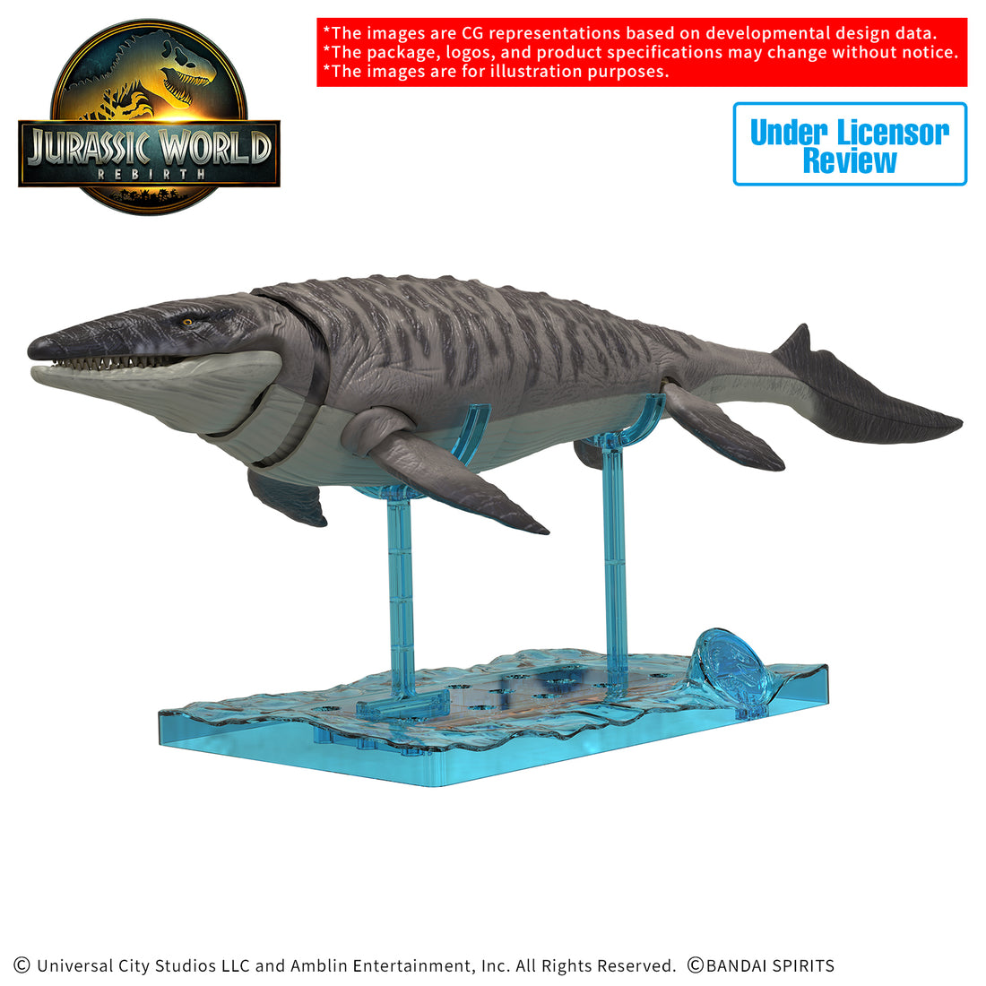 Jurassic World Rebirth Plannosaurus Mosasaurus Model Kit – USA Gundam Store