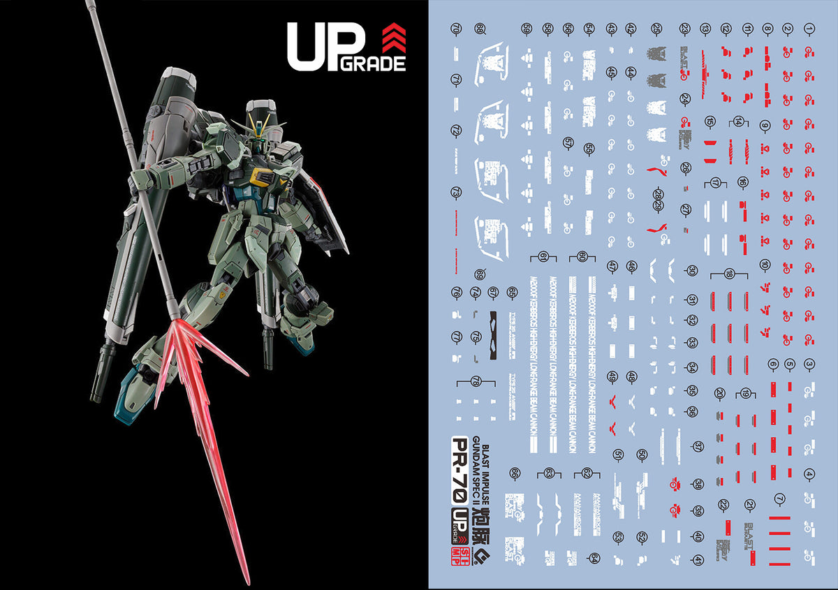 C106 RG Blast Impulse Gundam SPEC II Water Decal Sheet – USA Gundam Store