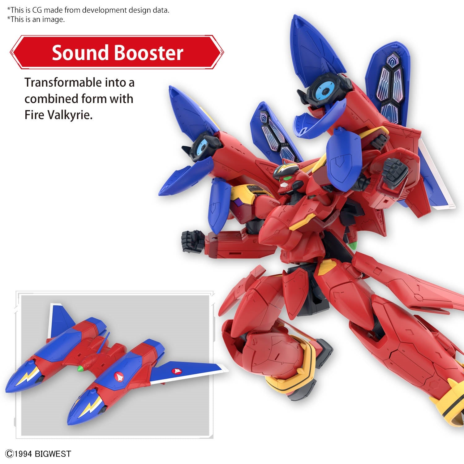 Macross 7 HG VF-19 Kai Fire Valkyrie (Sound Booster Equipped Ver.) 1/1 – USA Gundam Store