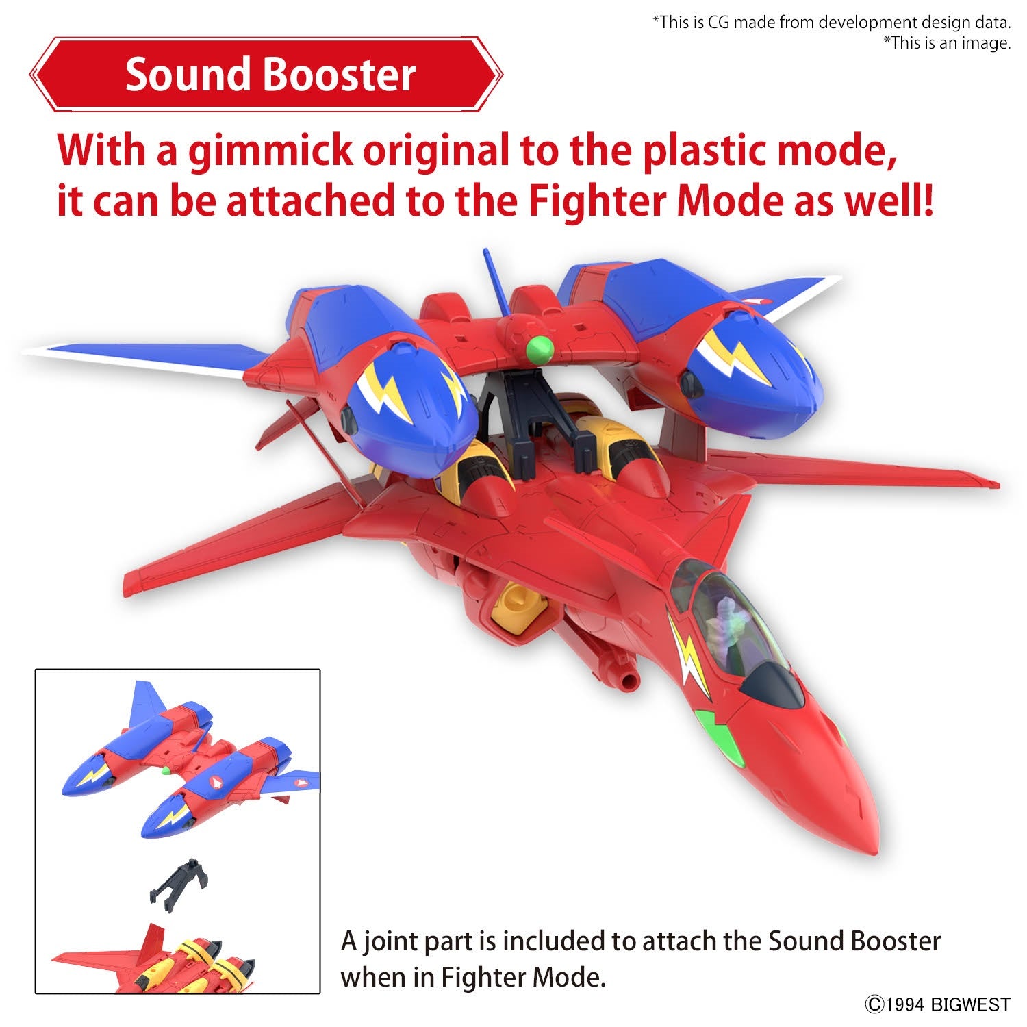 Macross 7 HG VF-19 Kai Fire Valkyrie (Sound Booster Equipped Ver.) 1/1 – USA Gundam Store