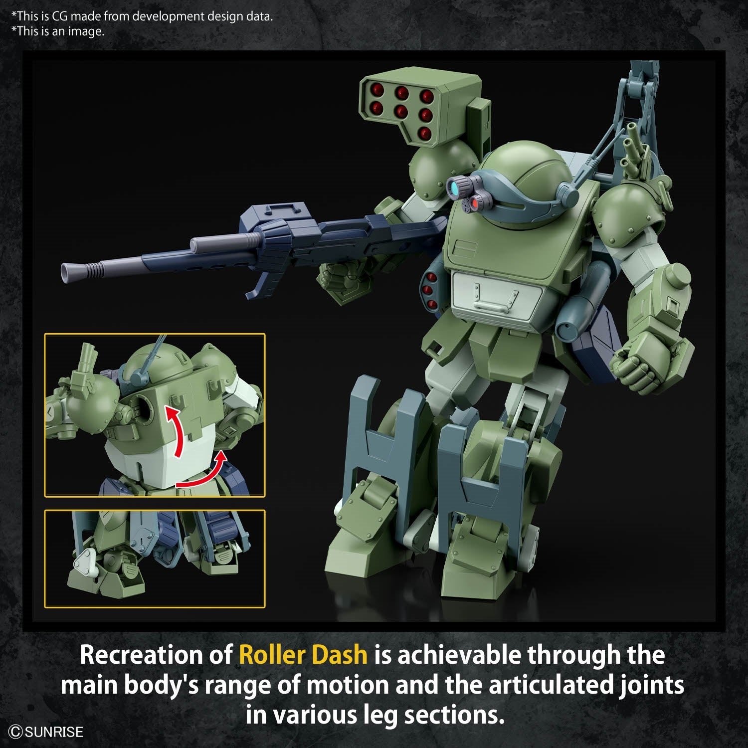 Armored Trooper Votoms Brilliantly Shining Heresy HG Burglary Dog Mode ...