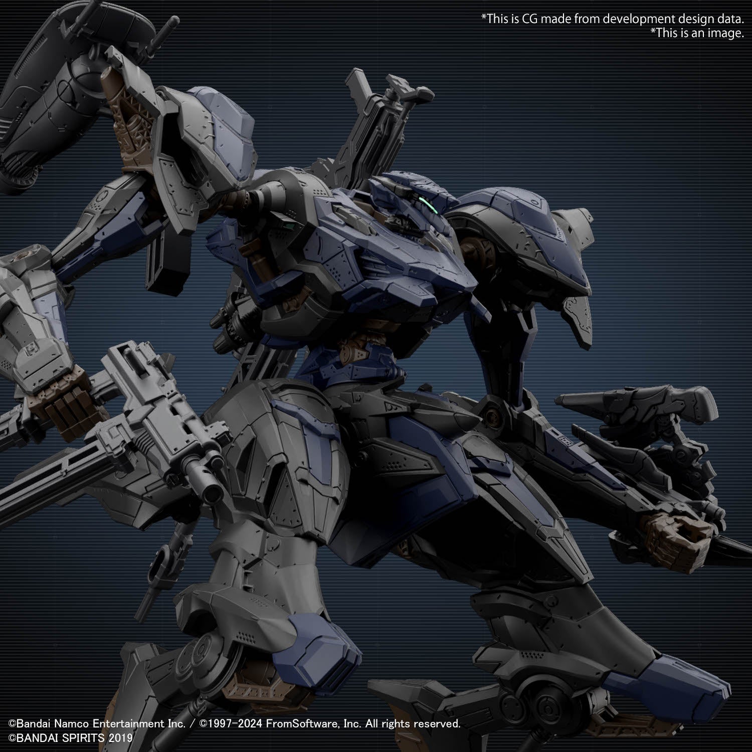 30MM Armored Core VI Fires of Rubicon Schneider Nachtreiher/30E Steel ...