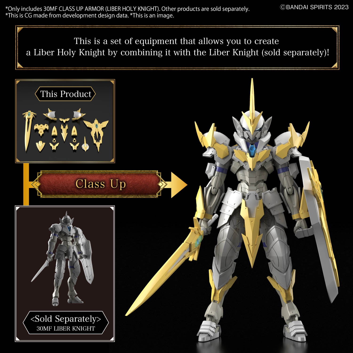 30 Minutes Fantasy #01 Class-Up Armor Liber Holy Knight Accessory Set ...