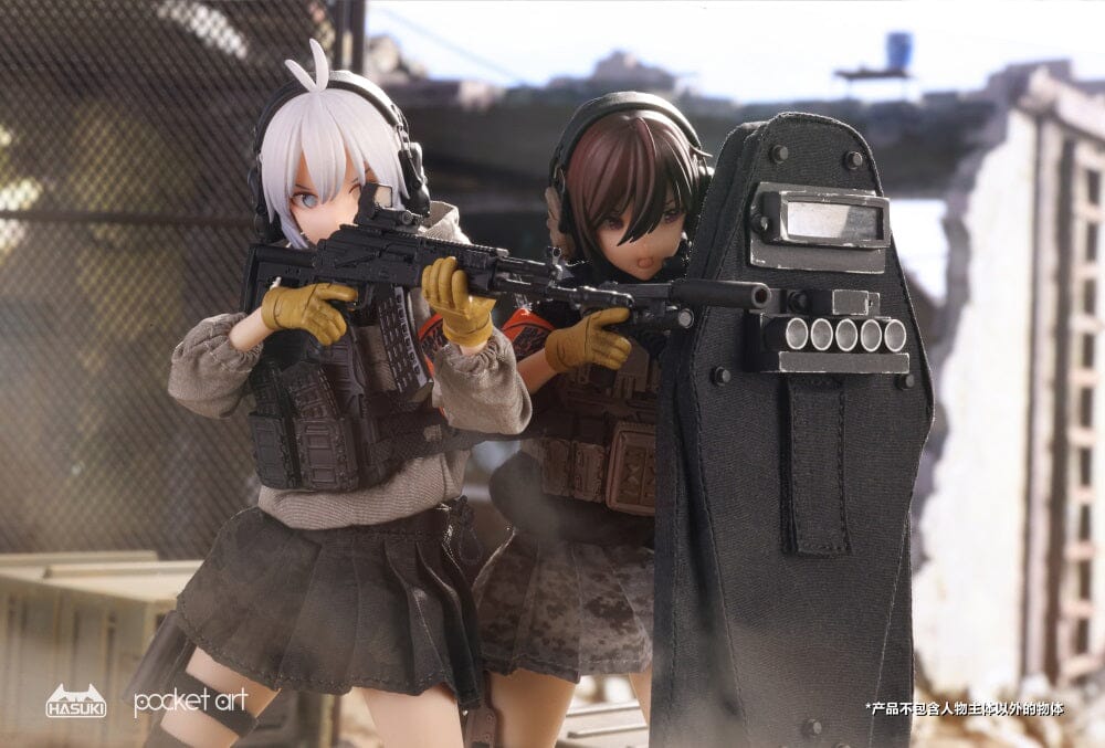 Pocket Art Series Sasha Habe (Rifleman) 1/12 Scale Figure – USA Gundam ...