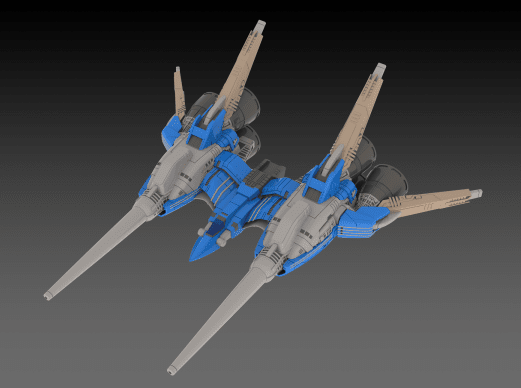 RayForce RVA-818 X-LAY (2P Color) 1/144 Scale Model Kit – USA Gundam Store