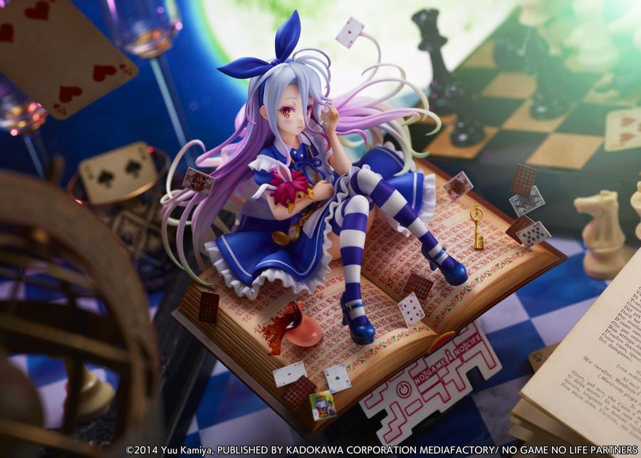 No Game No Life Shiro (Alice in Wonderland Ver.) 1/7 Scale Shibuya Scr ...