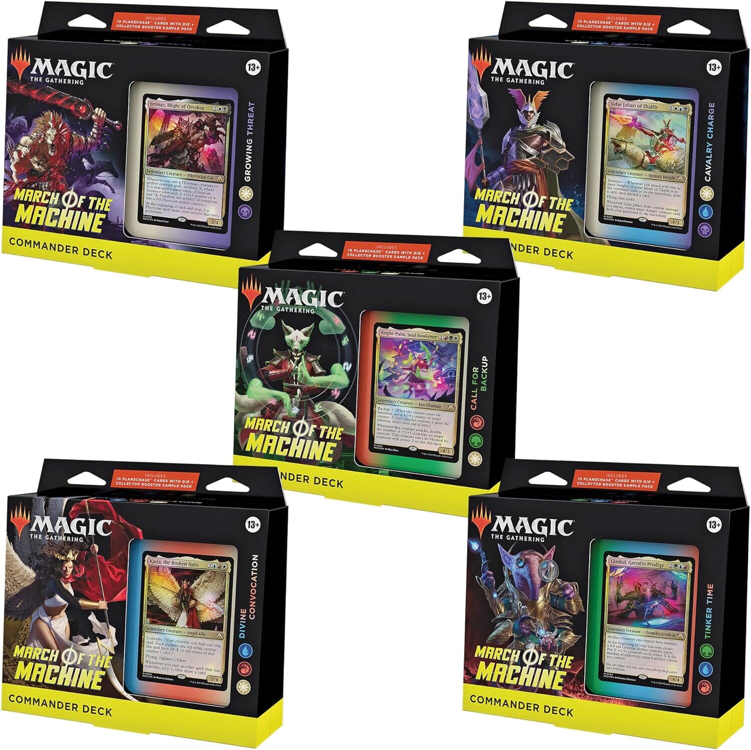 Magic March of the Machine Commander Deck Display (Set of 5) – USA ...