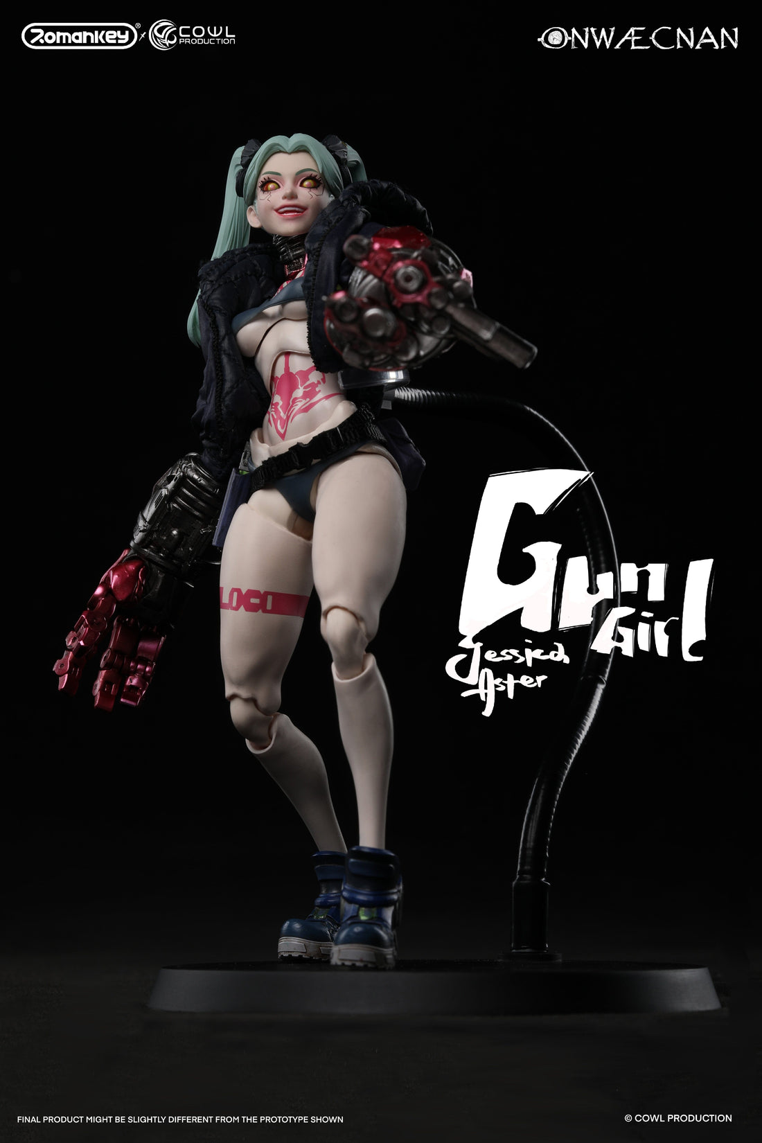 Romankey X Cowl 1/12 Gun Girl Jessica Aster Deluxe Version Action Figu – USA Gundam Store