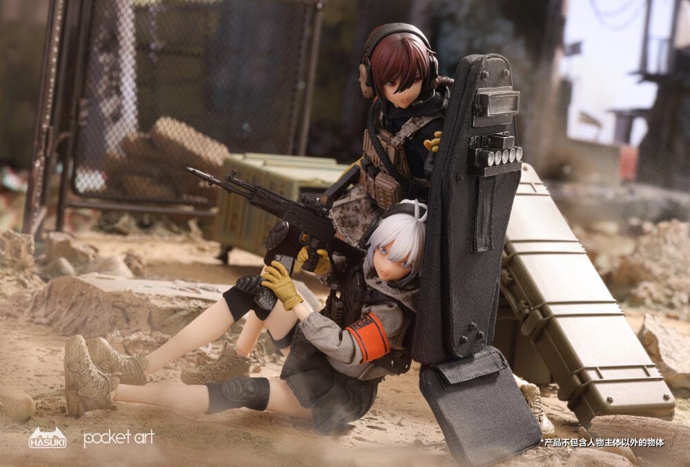 Pocket Art Series Sasha Habe (Rifleman) 1/12 Scale Figure – USA Gundam ...