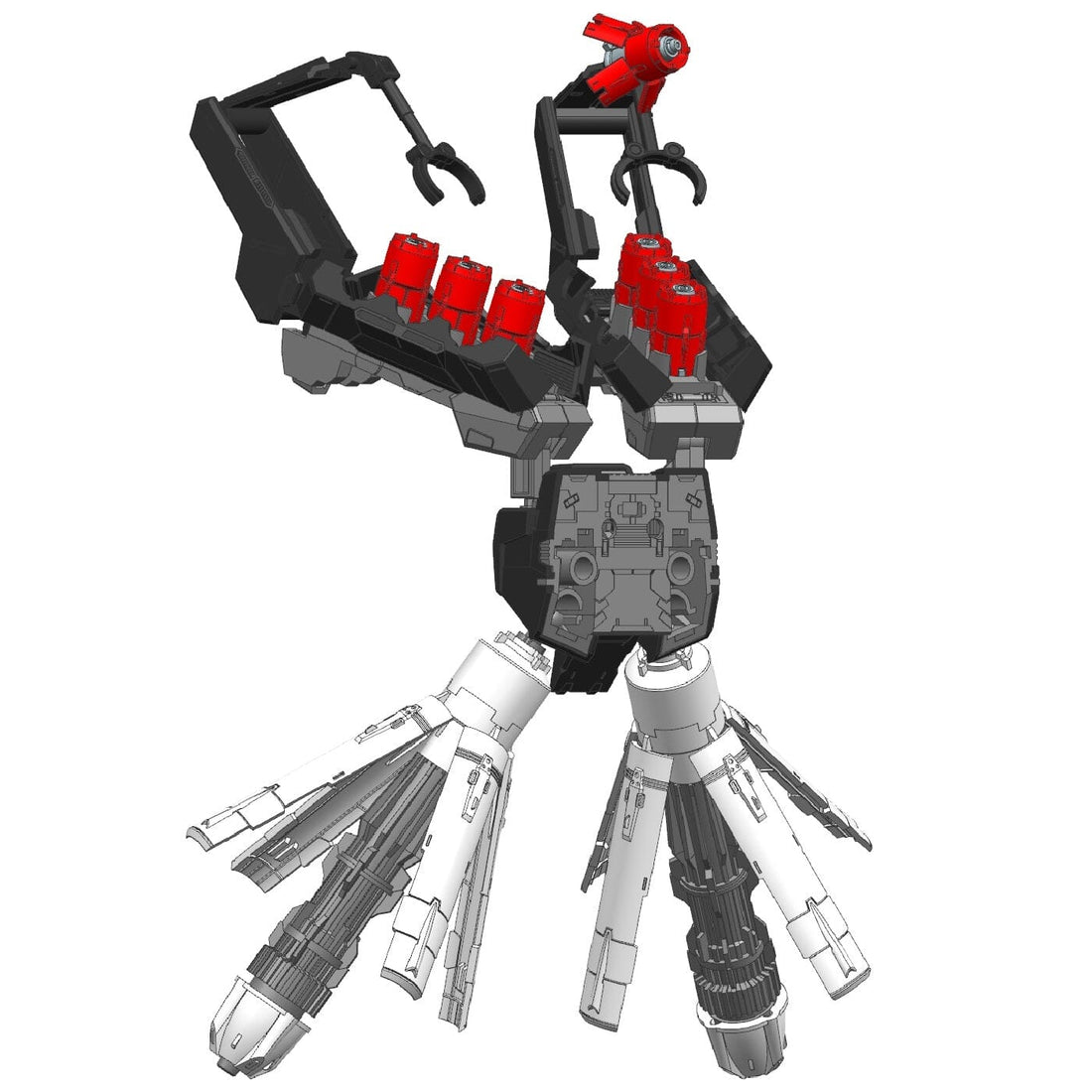 Effects Wings EWRG028A 1/144 Blast Armor Backpack for RG MSN-04 Sazabi ...