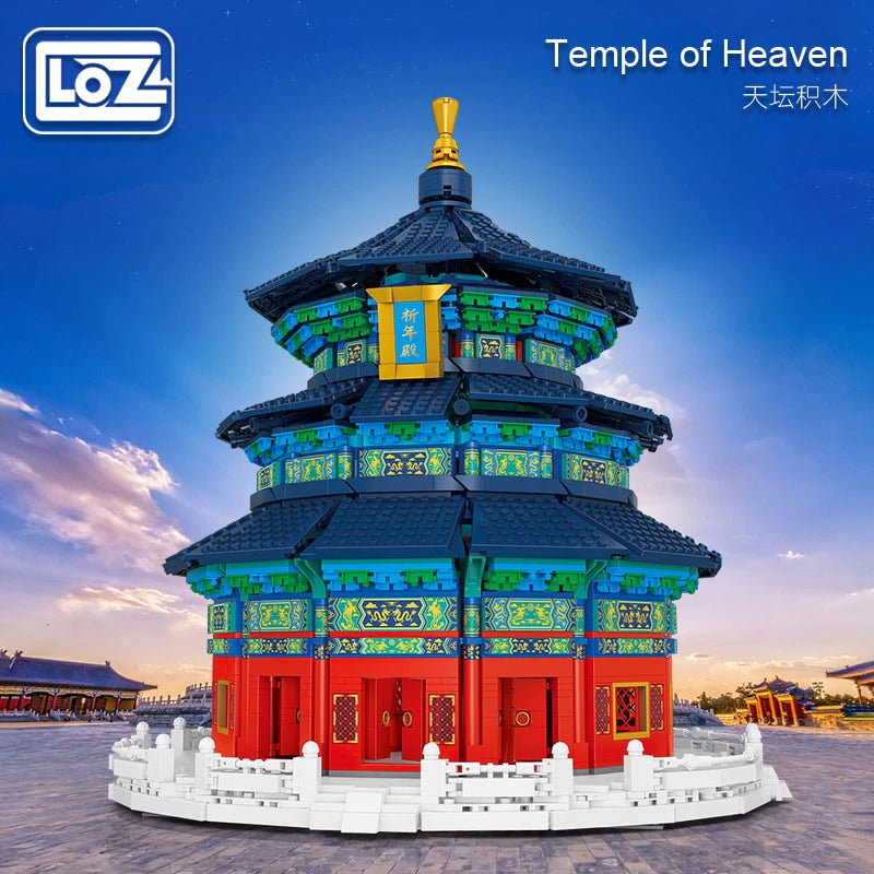 LOZ Architecture Mini Blocks 1068 Temple of Heaven National Tide– USA ...