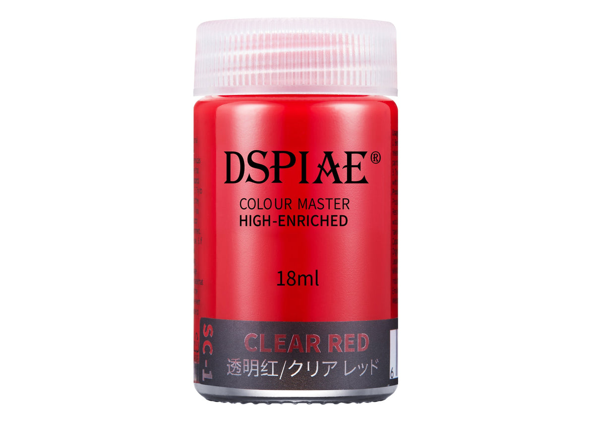 DSPIAE SC-1 Lacquer Transparent Color Clear Red – USA Gundam Store