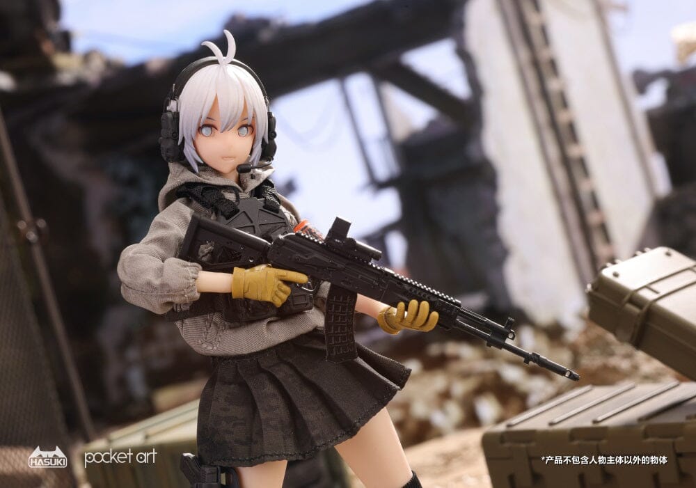 Pocket Art Series Sasha Habe (Rifleman) 1/12 Scale Figure – USA Gundam ...