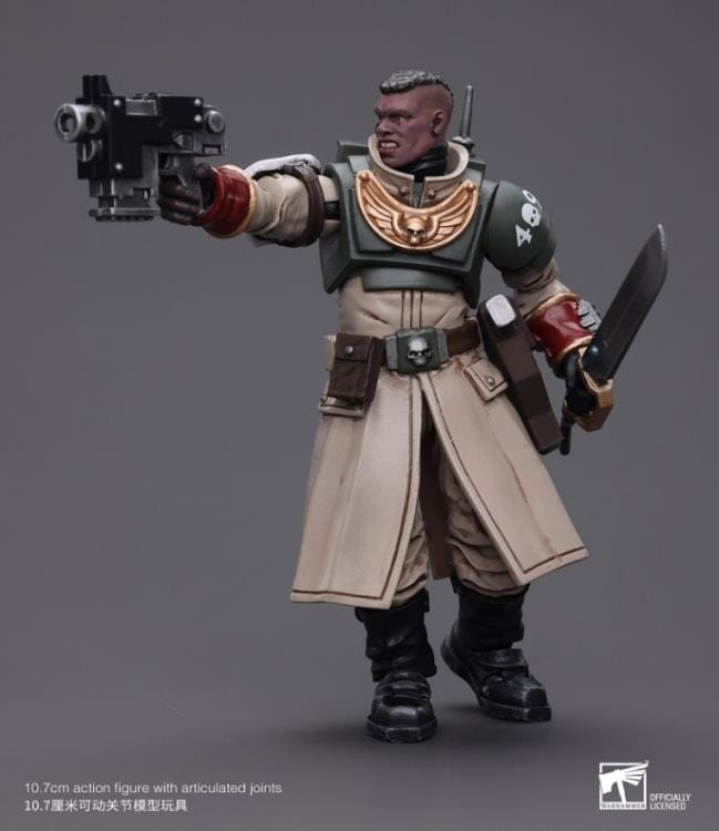 Warhammer 40k Astra Militarum Cadian Command Squad Commander with Powe ...