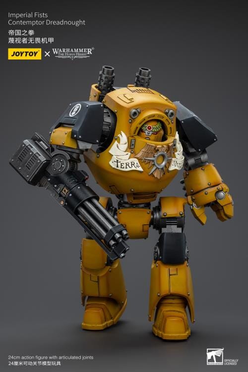Warhammer 40K Imperial Fists Contemptor Dreadnought 1/18 Scale Figure – USA Gundam Store