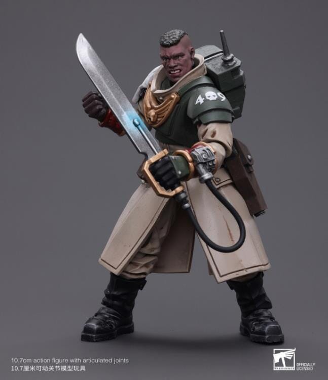 Warhammer 40k Astra Militarum Cadian Command Squad Commander with Powe ...