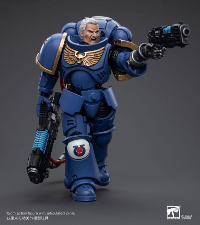 Warhammer 40K Ultramarines Hellblasters Sergeant Ulaxes 1/18 Scale Fig ...