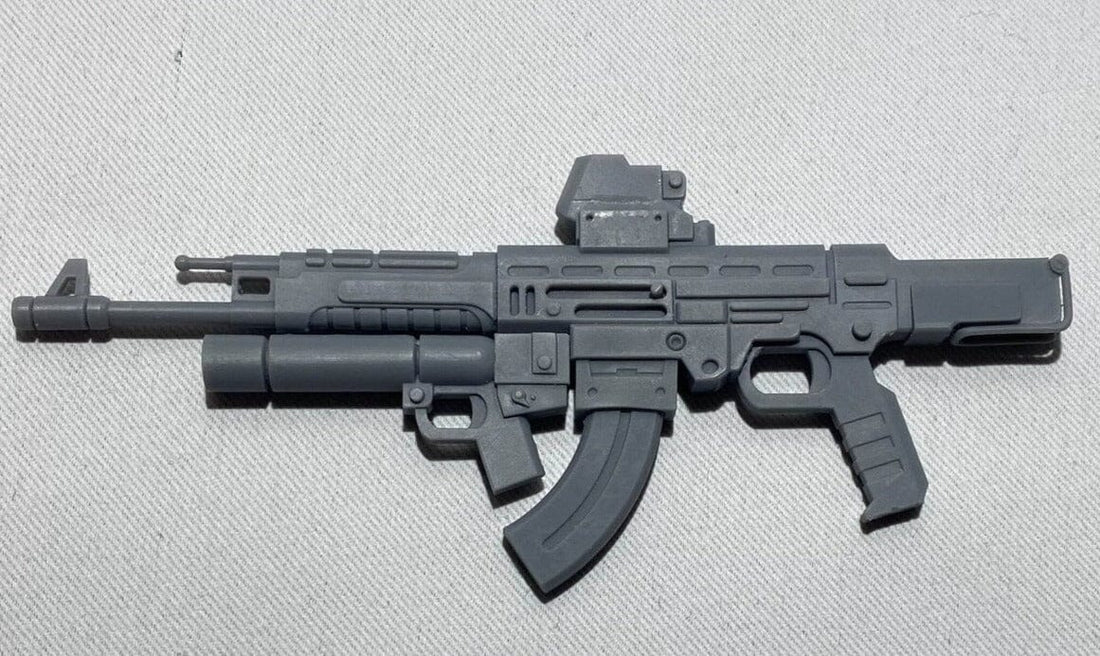 Project V Hobby Geara Zulu Beam Machine Gun 1/100 Resin Weapon Kit ...