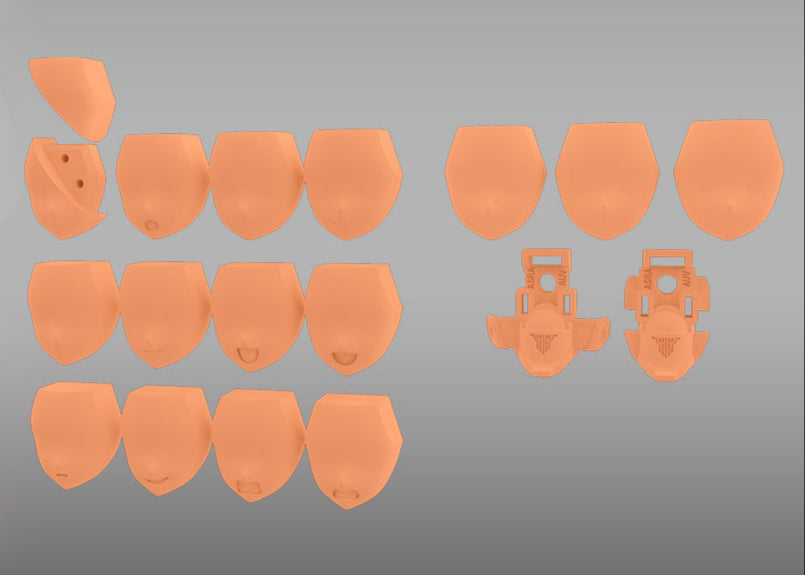 Megami Device M.S.G. 06 AUV Skin Color E Face Set – USA Gundam Store