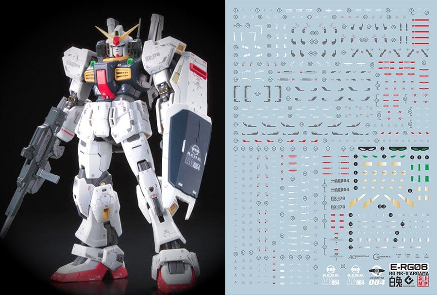 C04 RG RX-178 Gundam Mk-II (AEUG) Decal Sheet– USA Gundam Store