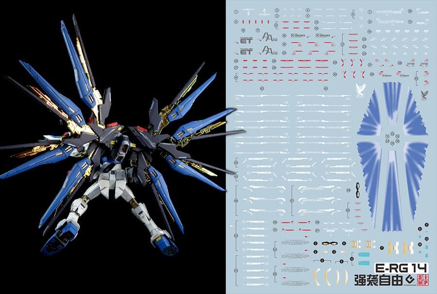 C16 RG Strike Freedom Gundam Decal Sheet – USA Gundam Store