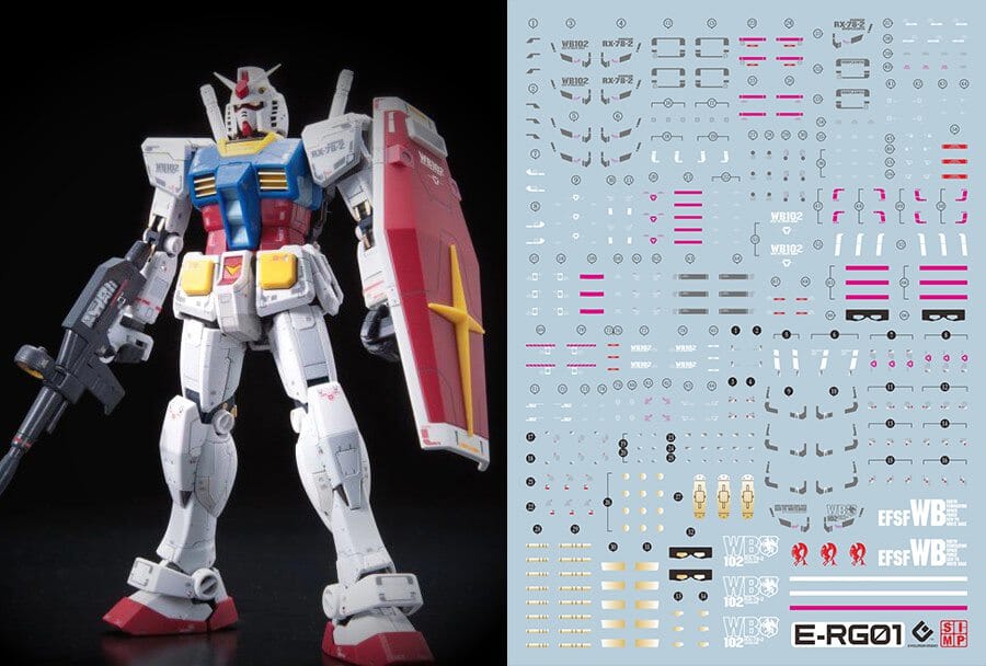 C23 RG RX-78-2 Gundam Decal Sheet – USA Gundam Store
