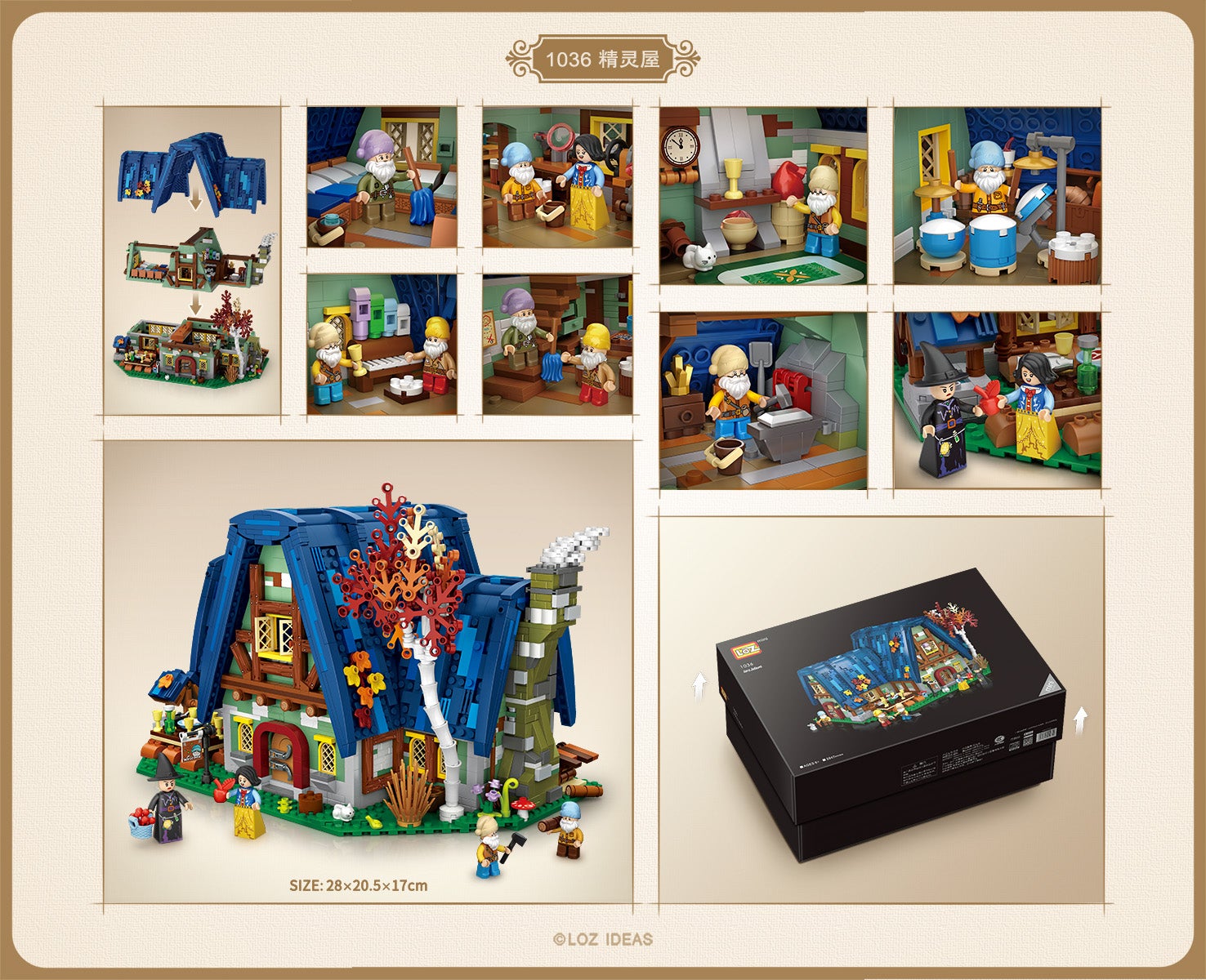 LOZ Mini Blocks 1036 Fairy House – USA Gundam Store