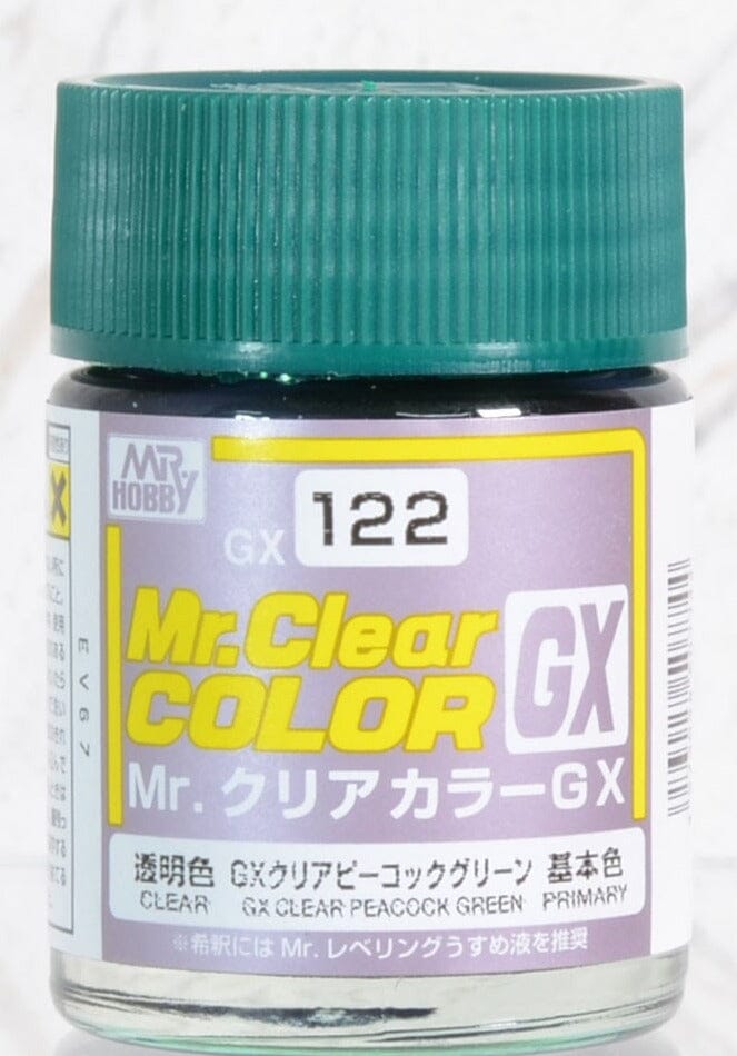 GX122 Mr. Color GX Clear Peacock Green – USA Gundam Store