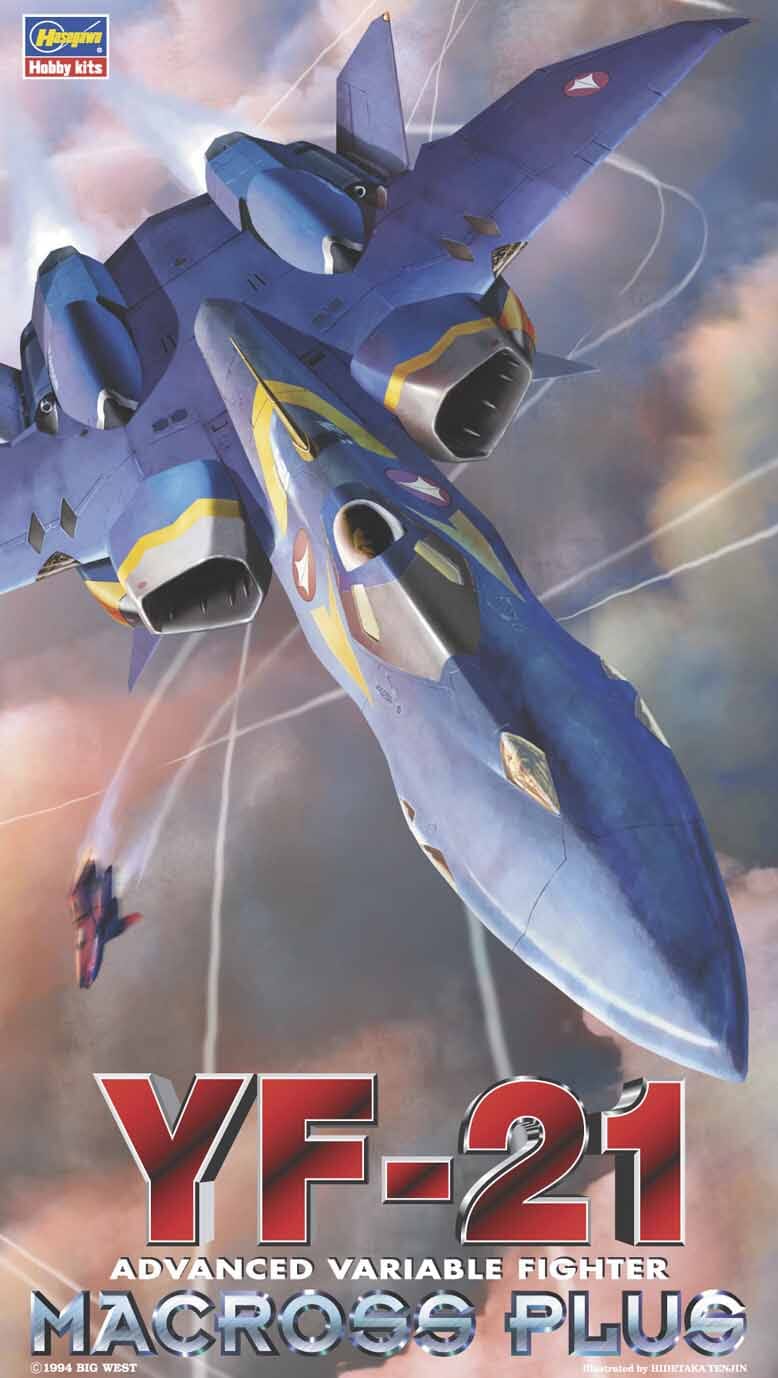 Macross Plus YF-21 Advanced Variable Fighter 1/72 Scale Model Kit – USA ...