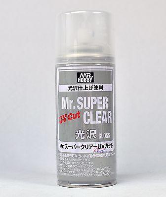MR HOBBY SPRAY 170ml UV CUT SUPER CLEAR GLOSS B522– USA Gundam Store