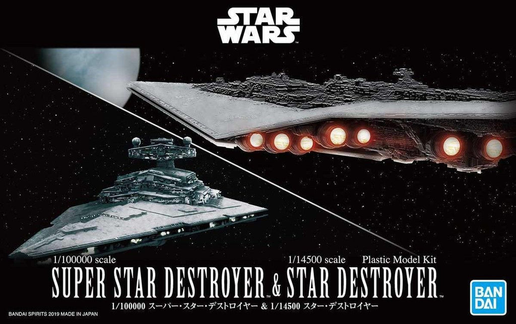 Star Wars Star Destroyer & Super Star Destroyer Model Kit Two-Pack– USA ...