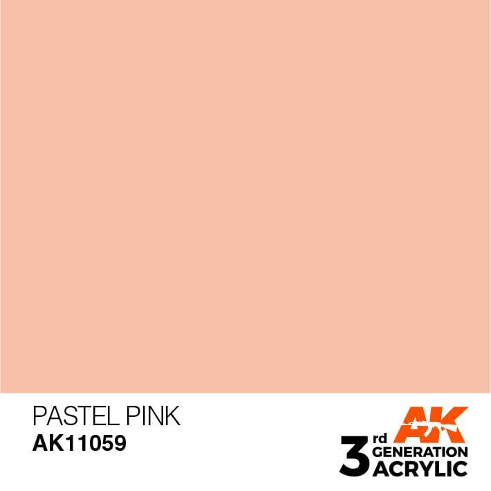AK Interactive 3rd Gen Acrylic Pastel Pink 17ml – USA Gundam Store