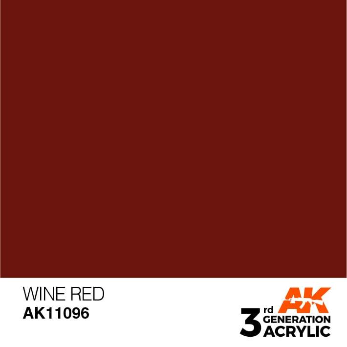AK Interactive 3rd Gen Acrylic Wine Red 17ml – USA Gundam Store