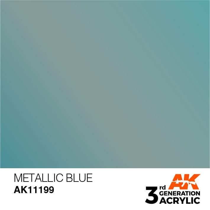 AK Interactive 3rd Gen Acrylic Metallic Blue 17ml – USA Gundam Store