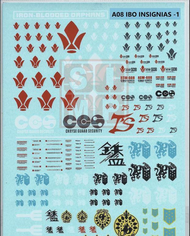 A08 General Design Water Decal Iron Blooded Orphan-1– USA Gundam Store
