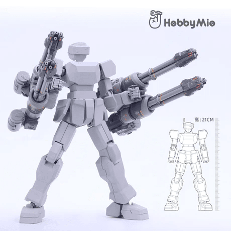 Hobby Mio Electric Drive Gatling Cannon WK-01 Model Kit– USA Gundam Store