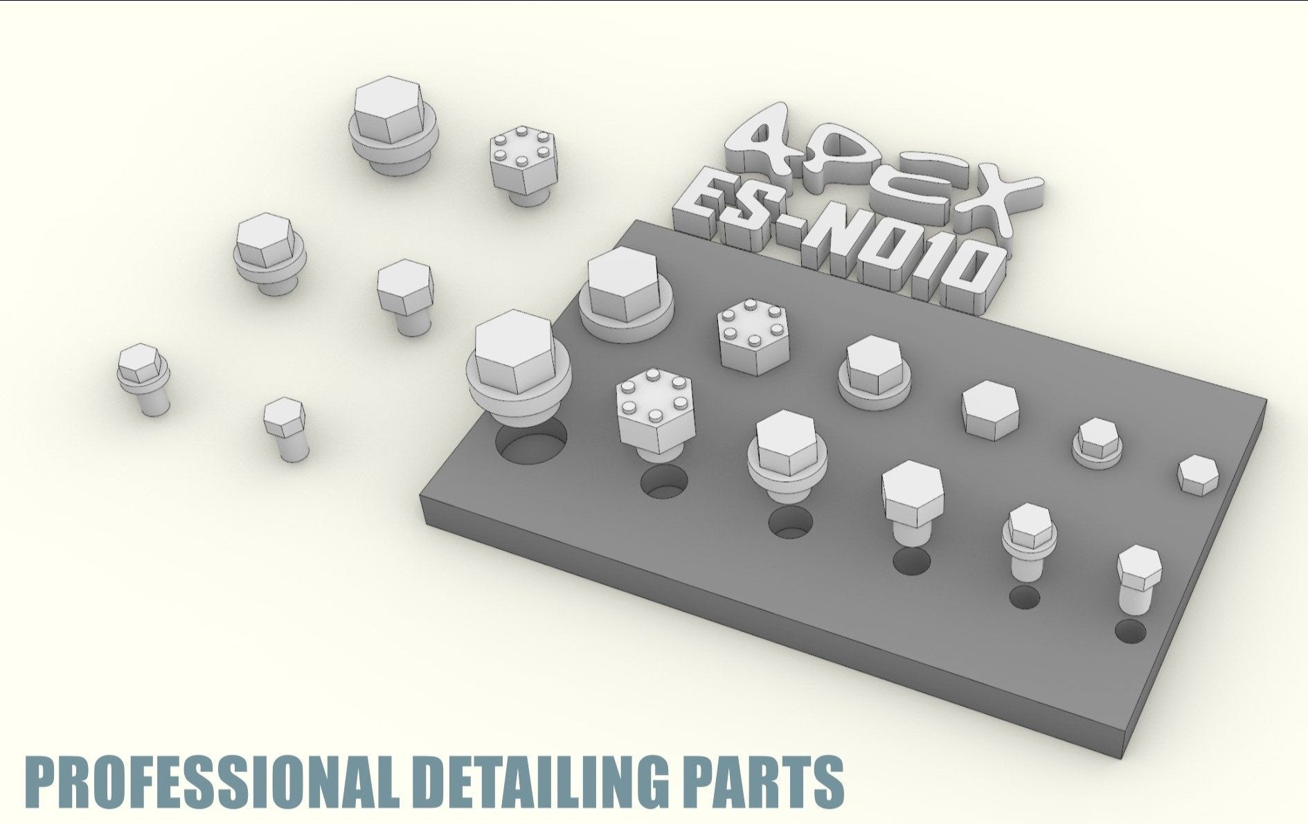 Apex Detailing Parts DP-N010 Detail minus mold 4 – USA Gundam Store