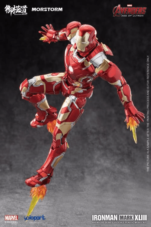 Avengers Age of Ultron Iron Man Mark XLIII 1/9 Scale Model Kit– USA ...