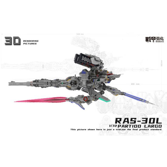 Rodams 1/72 RAS-30L Partido Largo RX- 78GP03D Gundam Dendrobium – USA Gundam Store